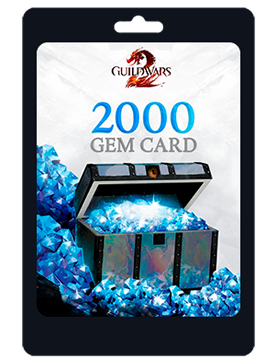 DLC Guild Wars 2 - 2000 Gems Card - Thunderkeys
